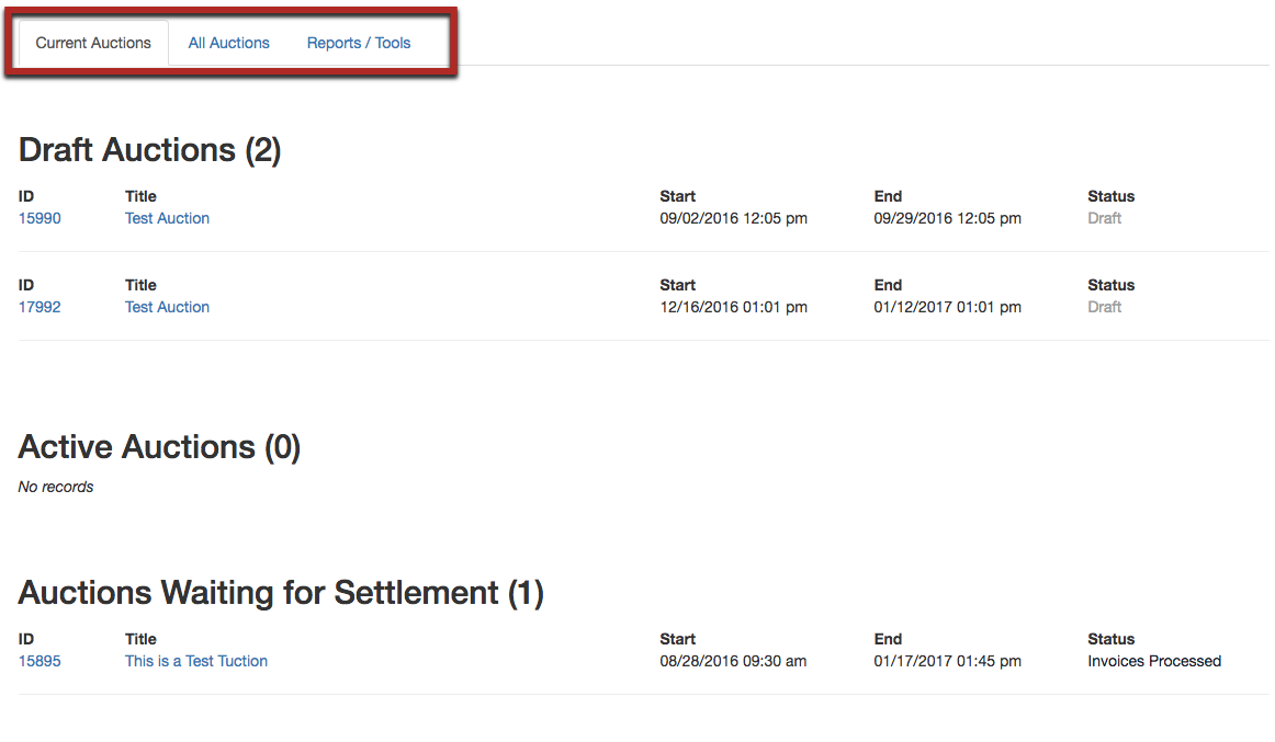 Auctioneer Login Overview – OAS Clients